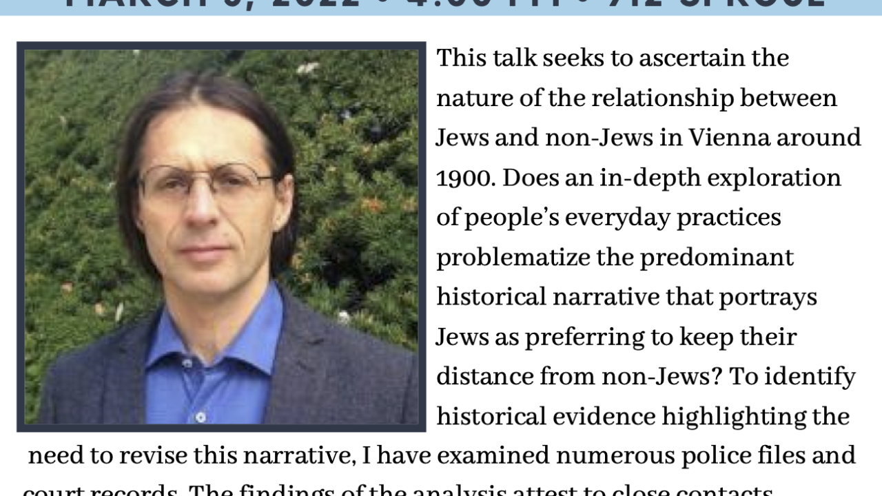 Mar. 3, 4pm: Klaus Hödl, "Crime and the Experience of the Everyday in ...